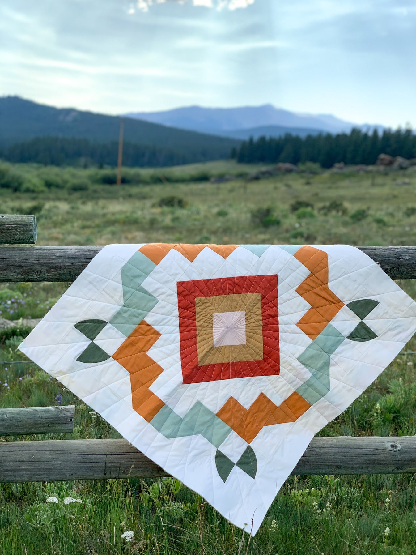 Flowerette Quilt pattern - PDF – Wellspring Designs