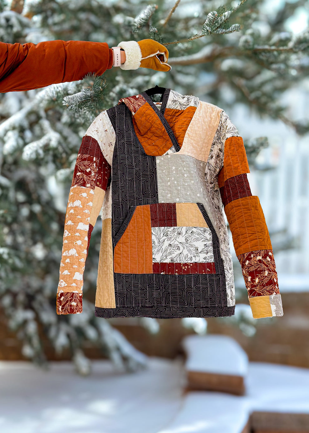 Quilted Hoodie Pattern - PDF – Wellspring Designs