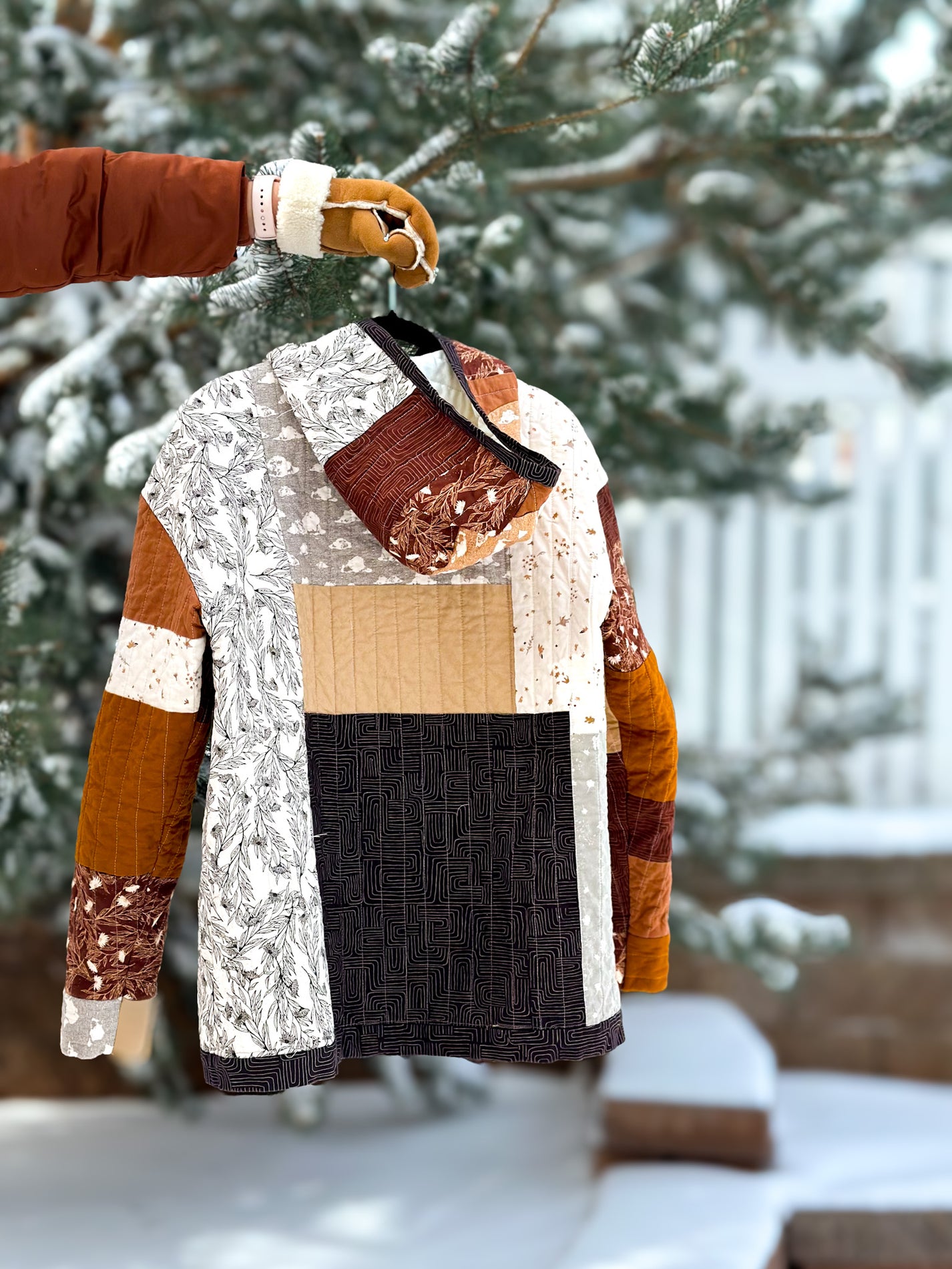 Quilted Hoodie - Paper Pattern – Wellspring Designs