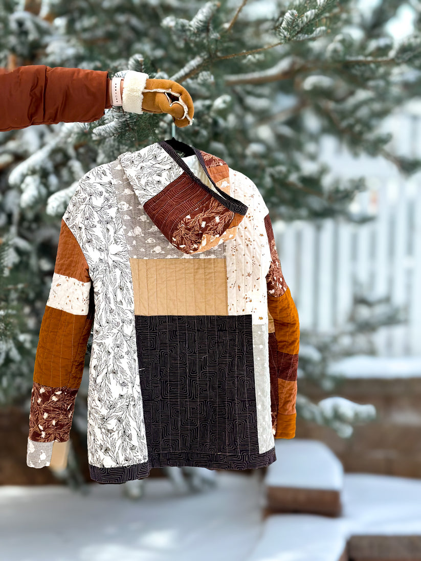 Quilted Hoodie - Paper Pattern – Wellspring Designs