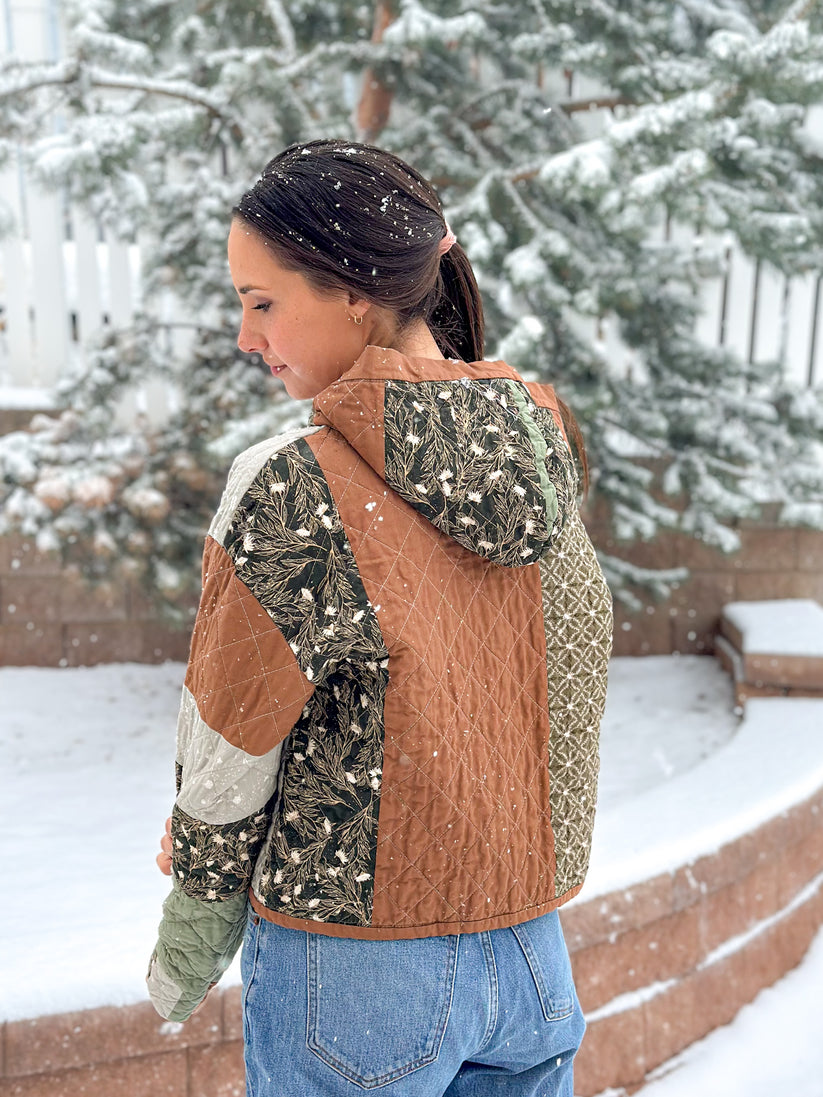 Quilted Hoodie - Paper Pattern – Wellspring Designs