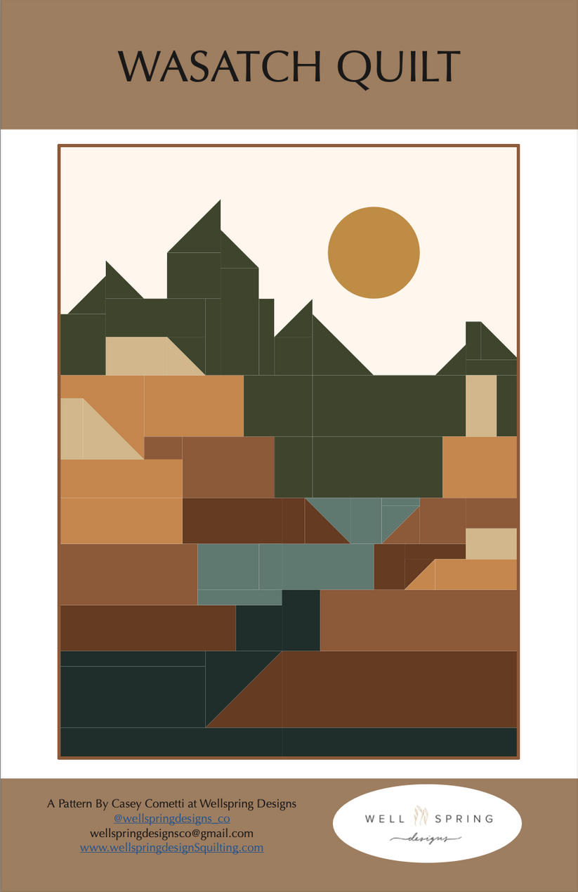 Wasatch Quilt - Paper Pattern – Wellspring Designs